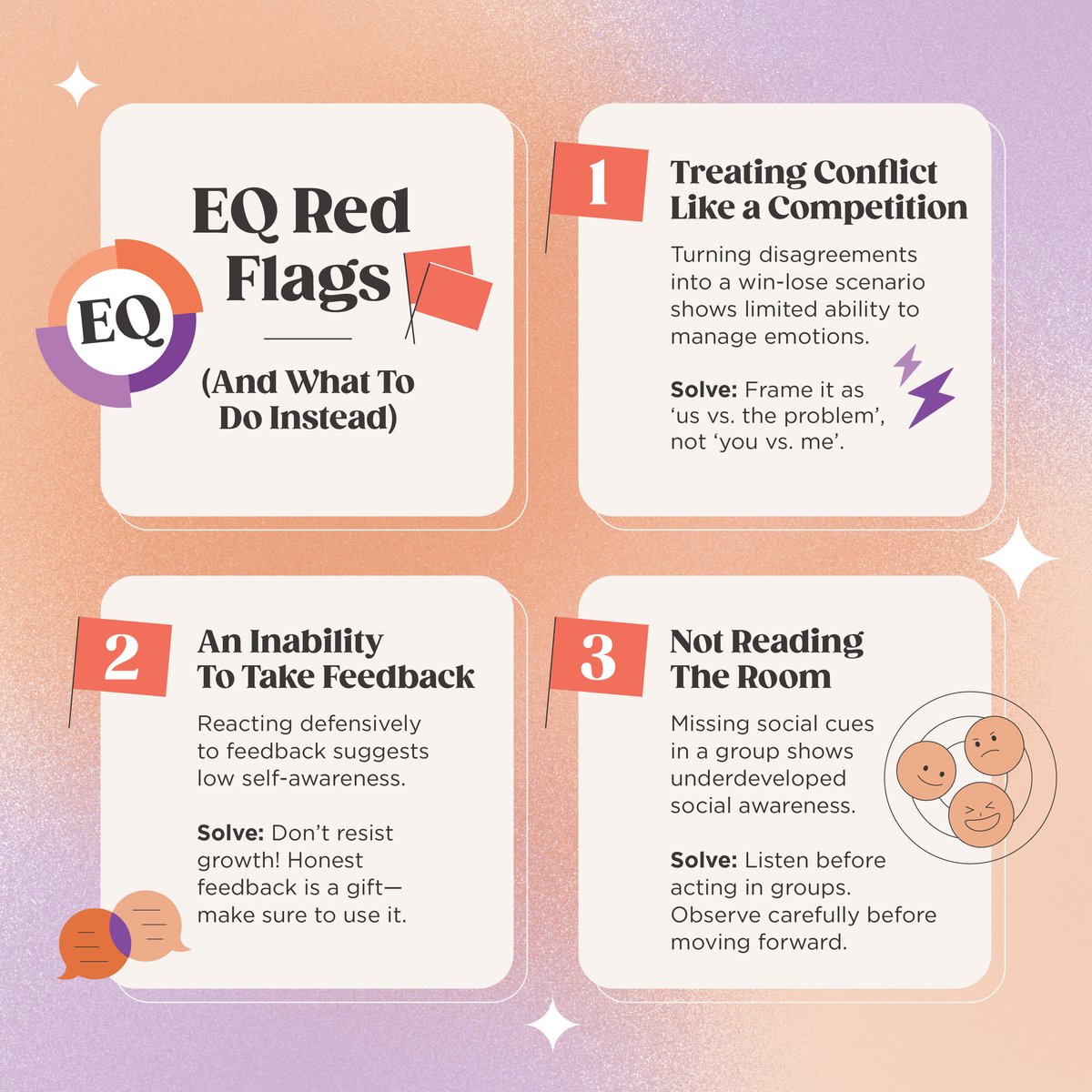 EQ Red Flags (And What to Do Instead) [Infographic]
